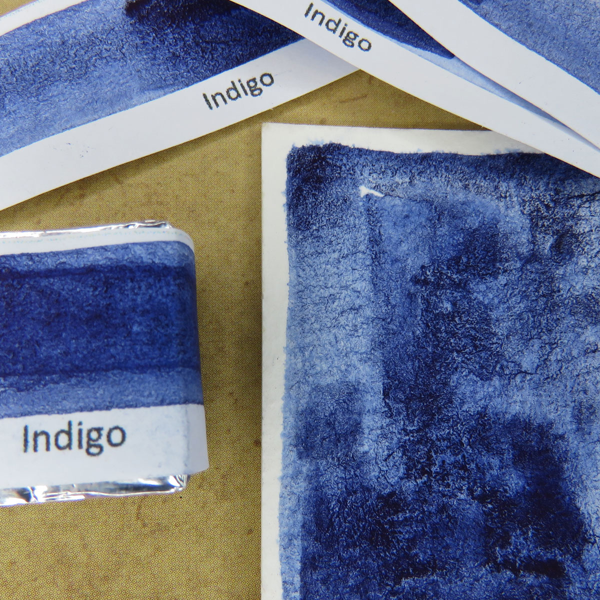 Indigo Blue Watercolour Half Pan - Breeze Collection